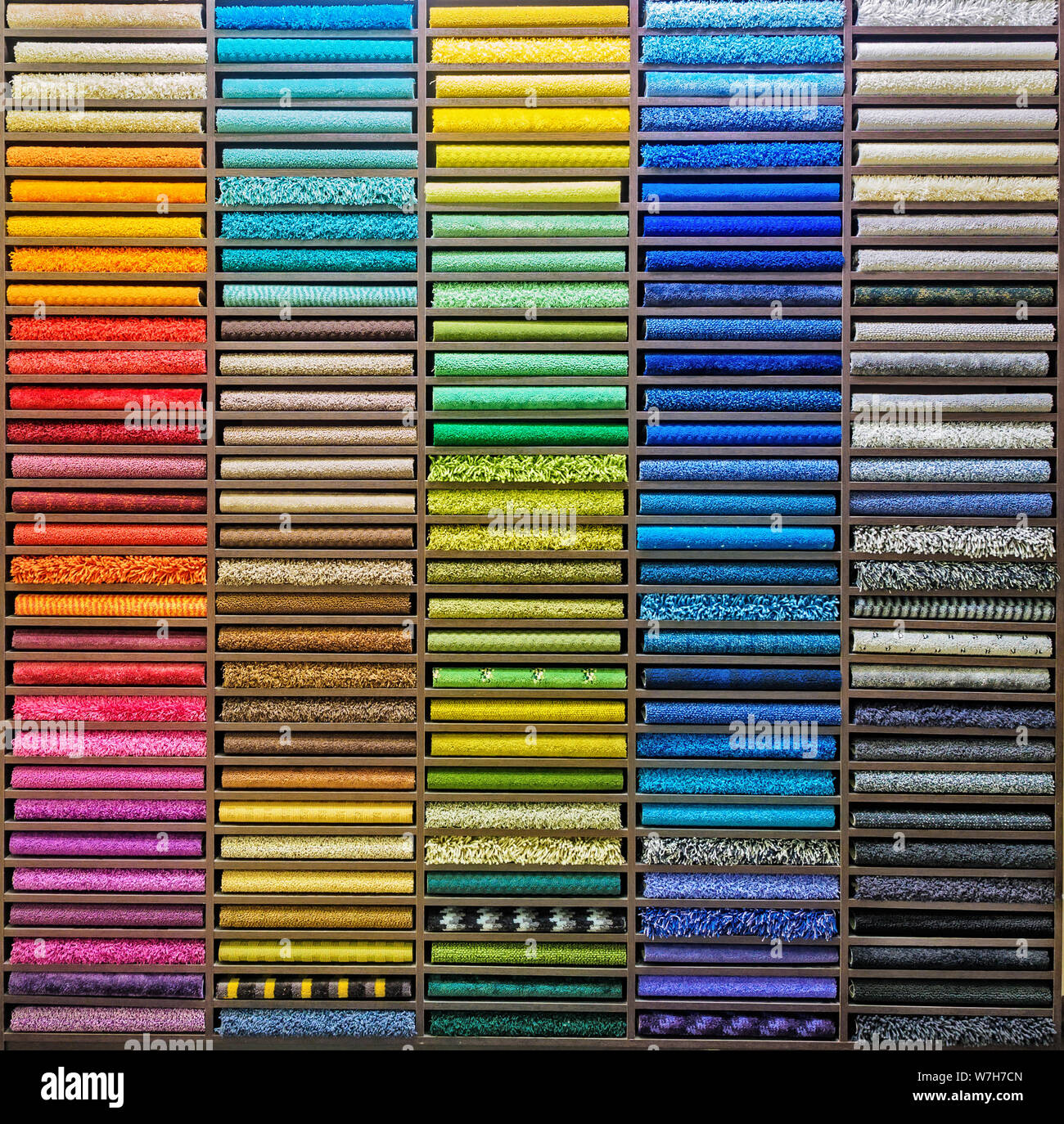 Pattern of carpet. The color palette of the carpet. samples of multi ...