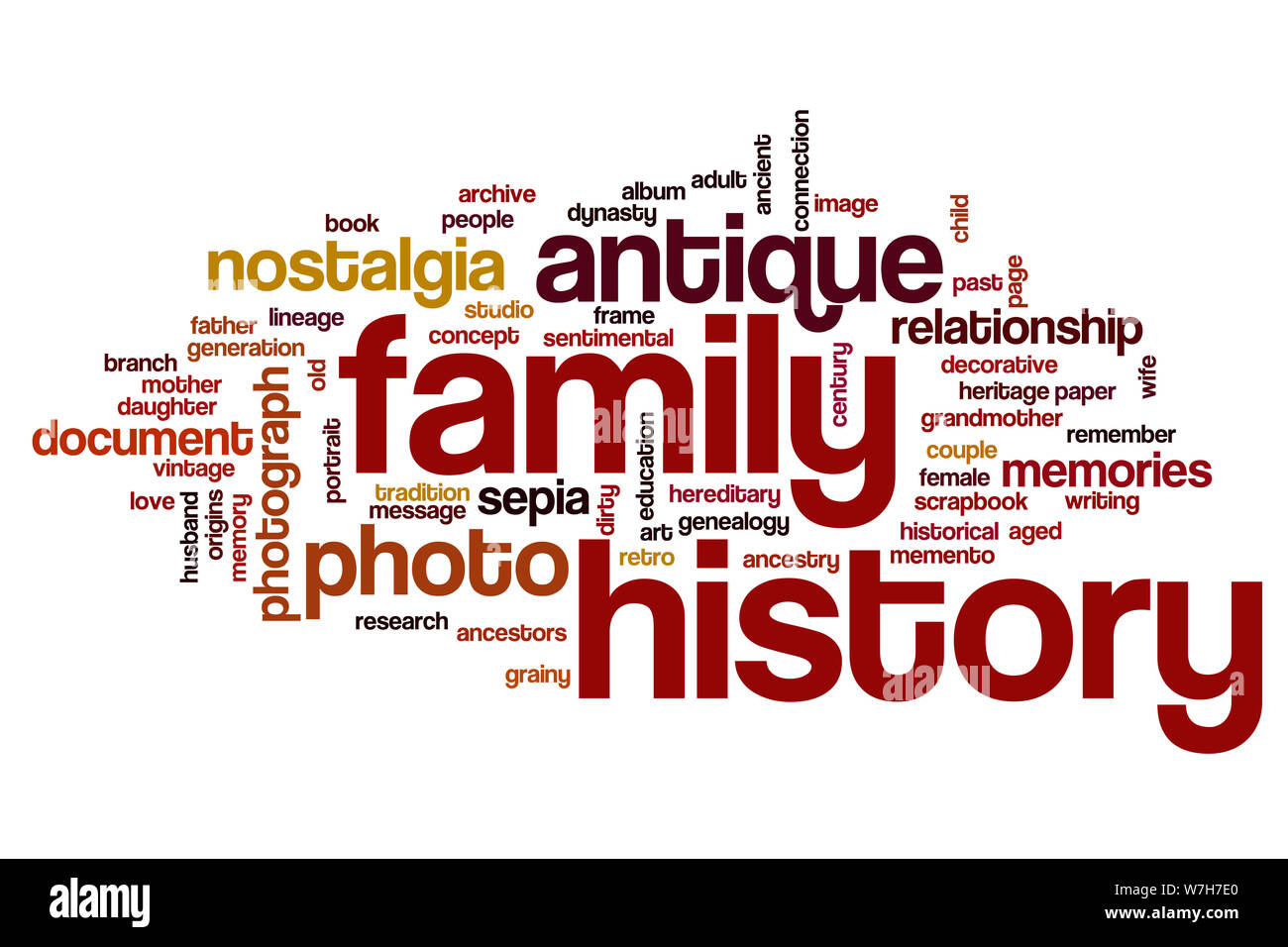 History word cloud concept hi-res stock photography and images - Alamy