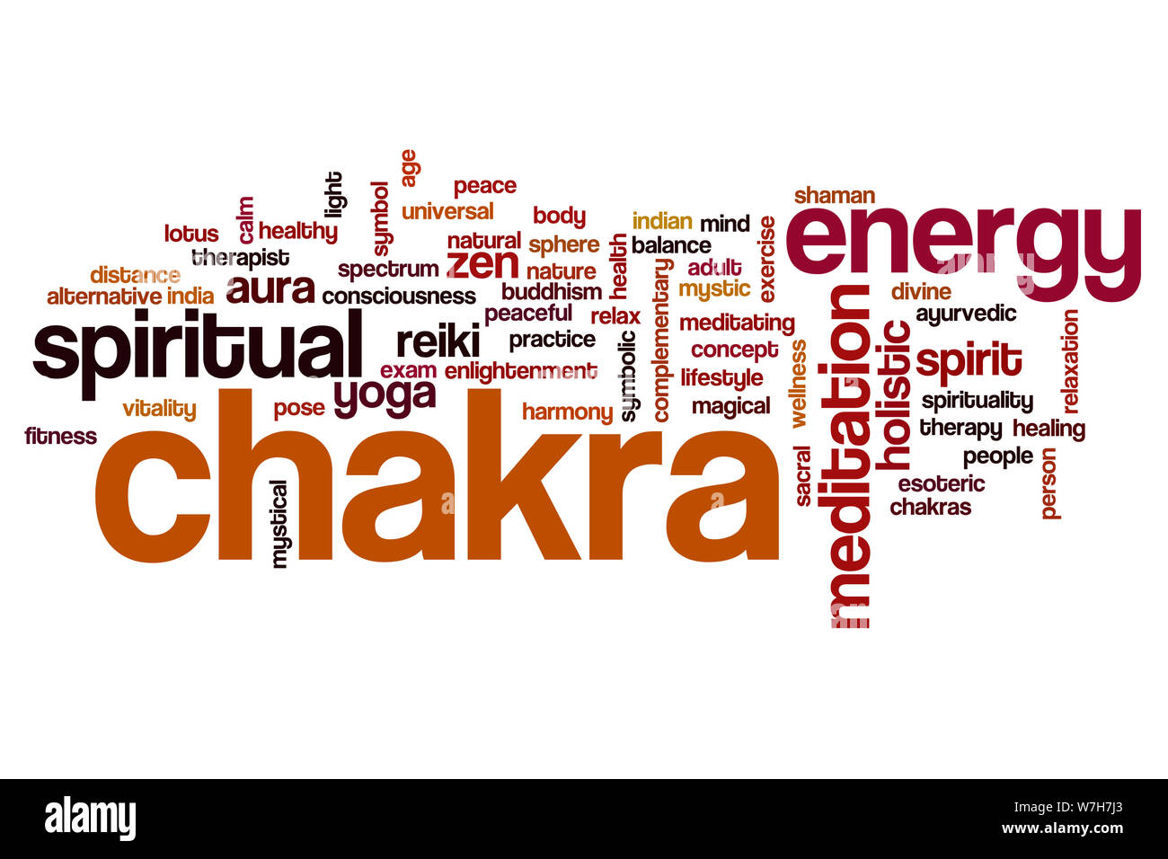 Chakra word cloud concept Stock Photo - Alamy