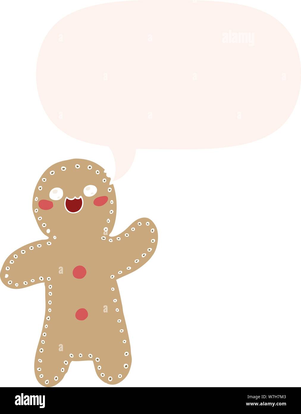 Gingerbread man and waving hi-res stock photography and images - Alamy