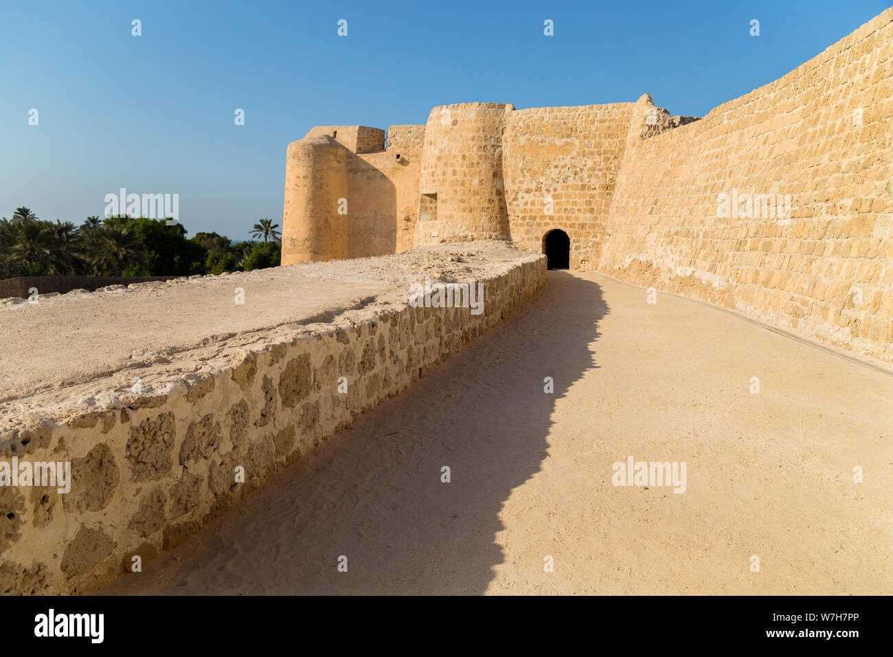 View of the old Arad Fort, in Manama, Muharraq, Bahrain Stock Photo - Alamy