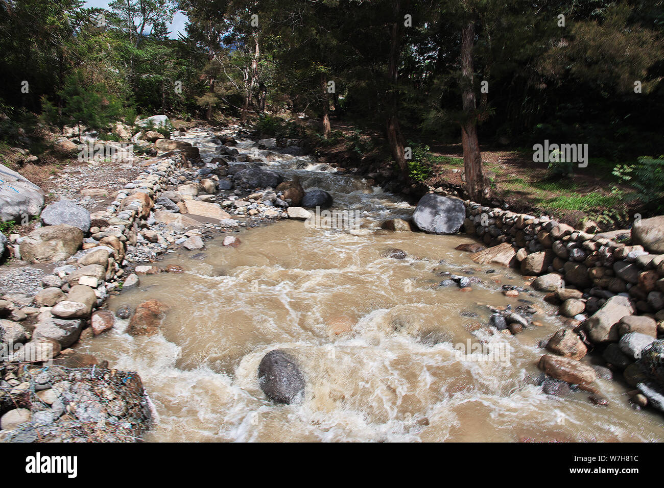 The river in valley of Wamena, Papua Stock Photo - Alamy