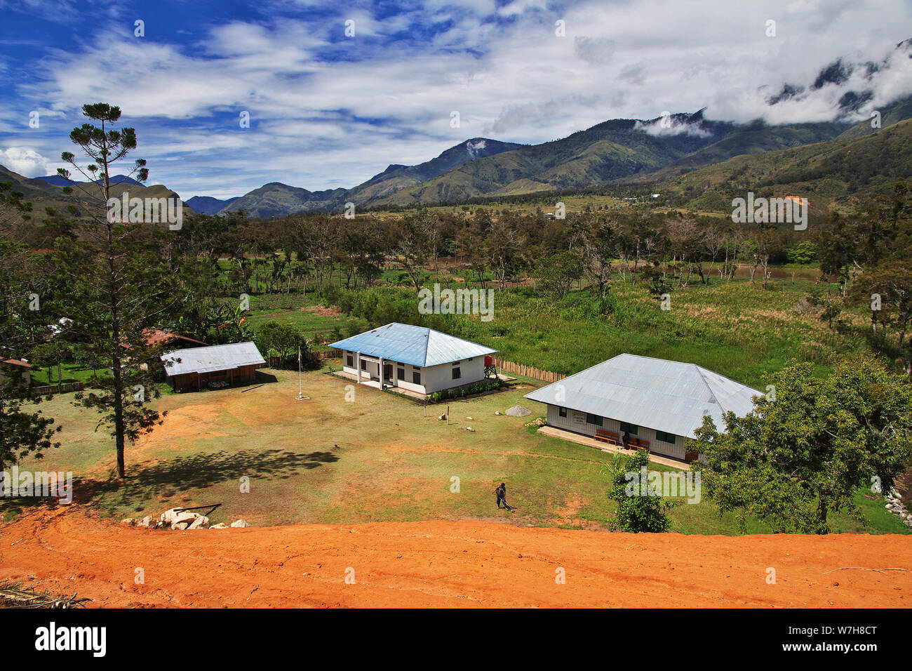 The village in valley of Wamena, Papua Stock Photo - Alamy