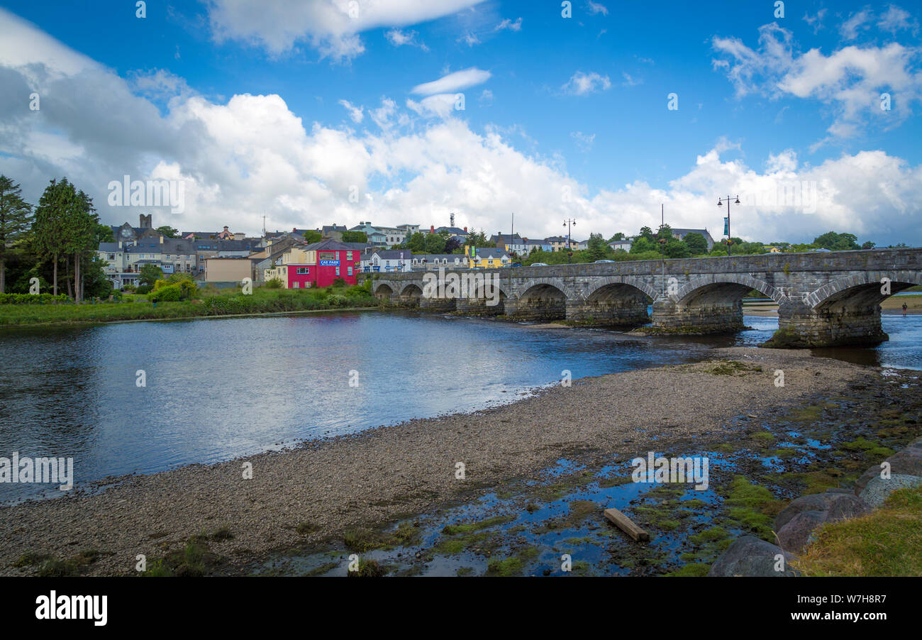 old stone bridge Killorglin, Co Kerry, Ireland Stock Photo - Alamy