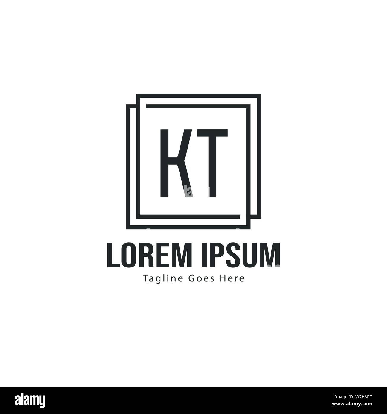 Kt circle logo Black and White Stock Photos & Images - Alamy