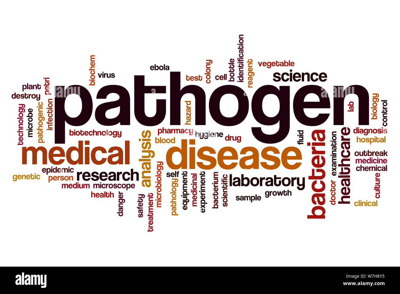 Pathogen word cloud concept Stock Photo - Alamy