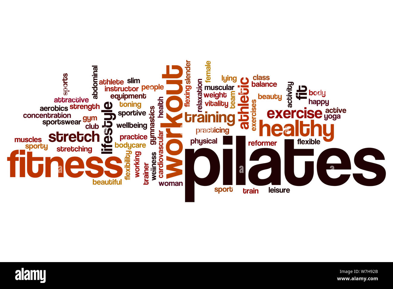 Exercise concept sporty people training Cut Out Stock Images & Pictures ...