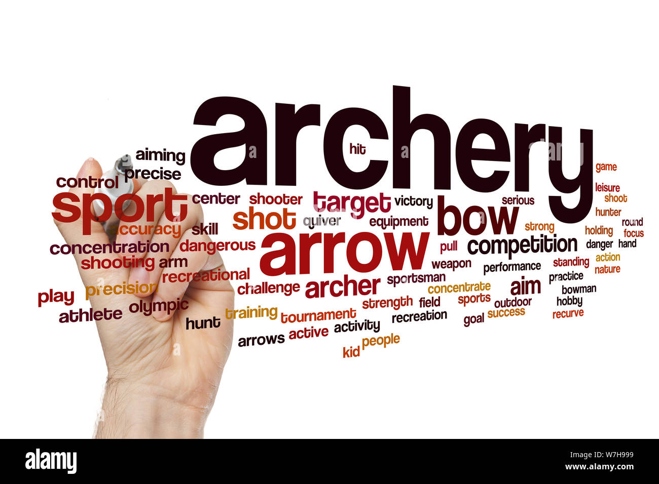 Archer standing Cut Out Stock Images & Pictures - Alamy