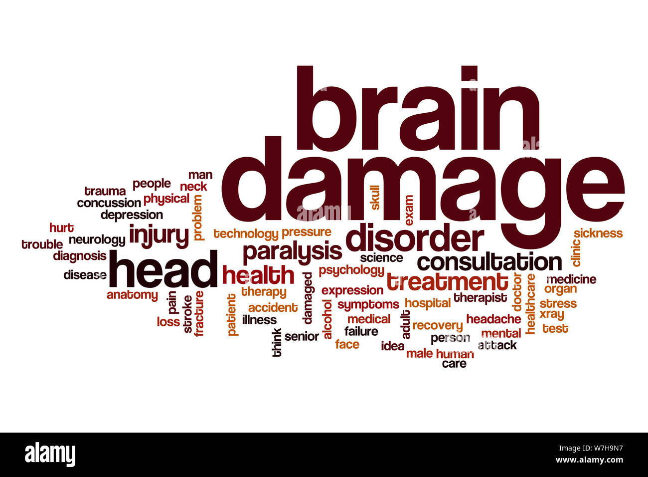Brain stroke patient hospital Cut Out Stock Images & Pictures - Alamy