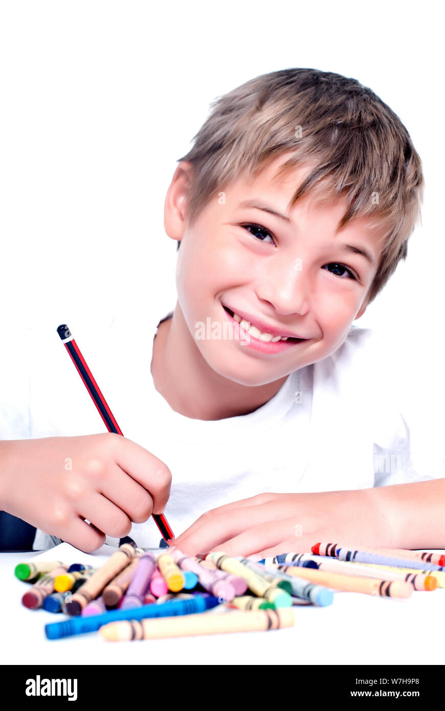 Kid Sitting At Desk Drawing at Brian Bauer blog