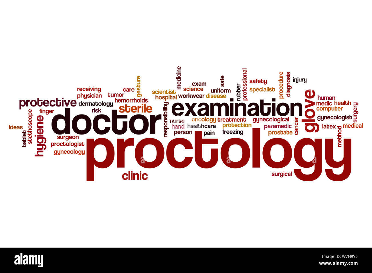 Proctology word cloud concept Stock Photo - Alamy