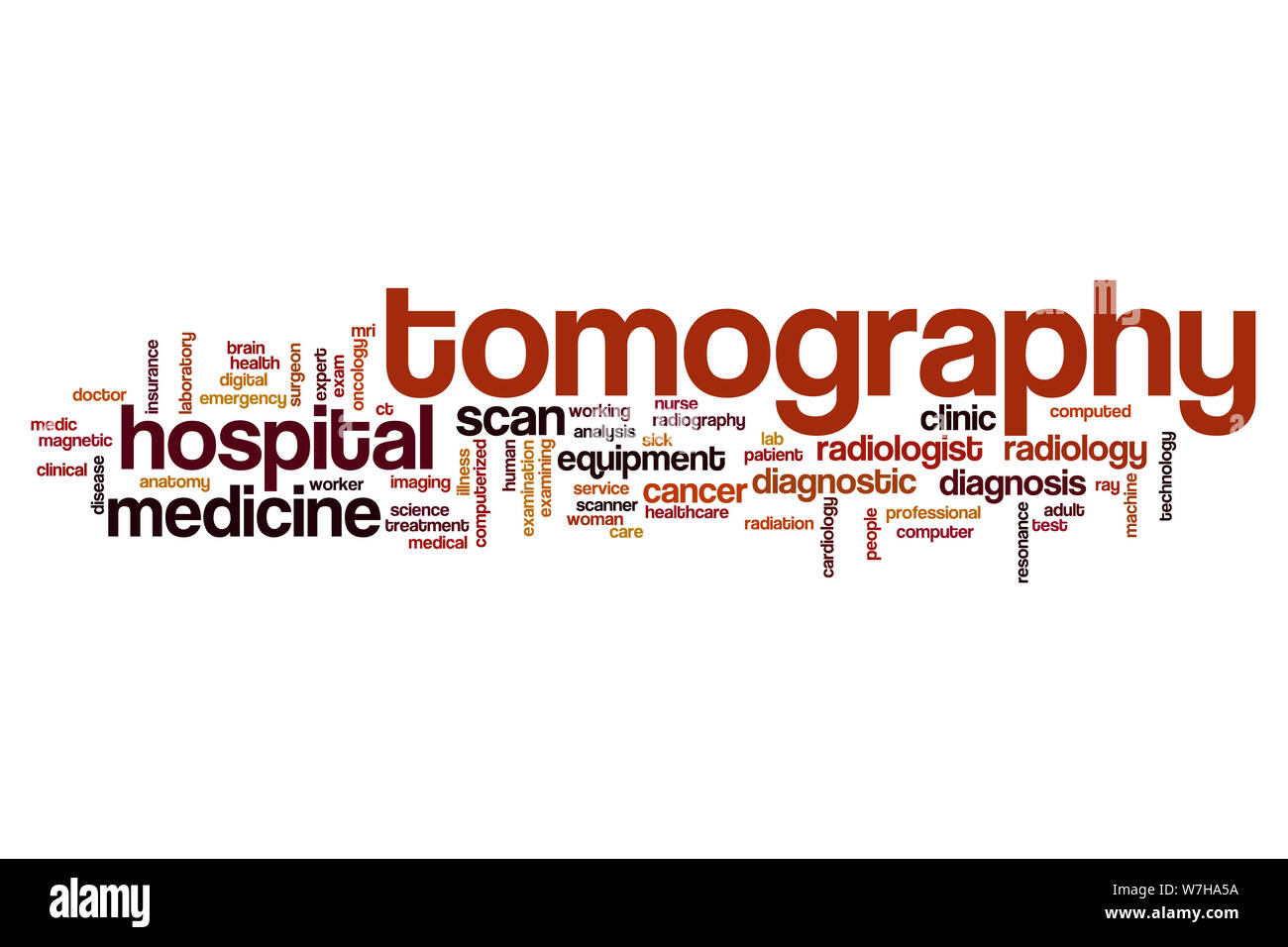 Tomography word cloud concept Stock Photo - Alamy