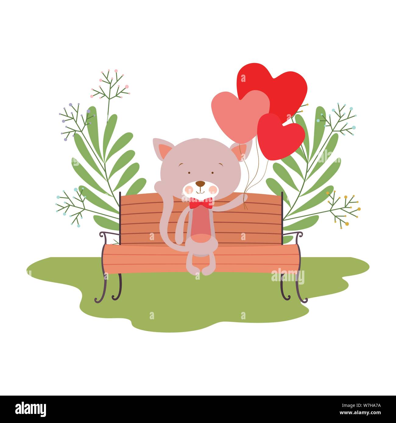 Cat sitting on furniture Cut Out Stock Images & Pictures - Alamy