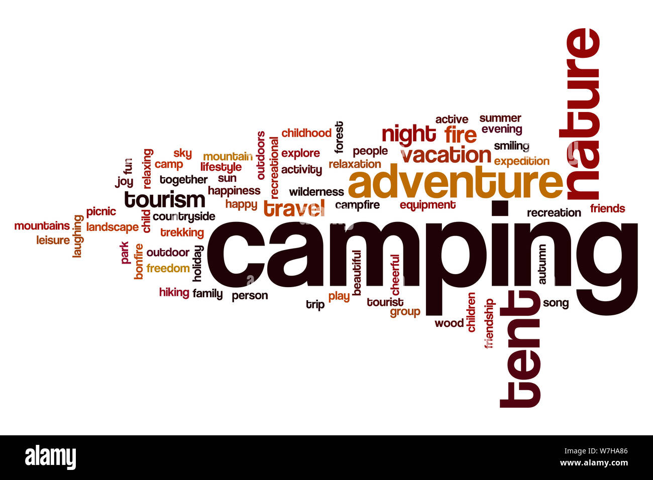 Camping family fire Cut Out Stock Images & Pictures - Alamy