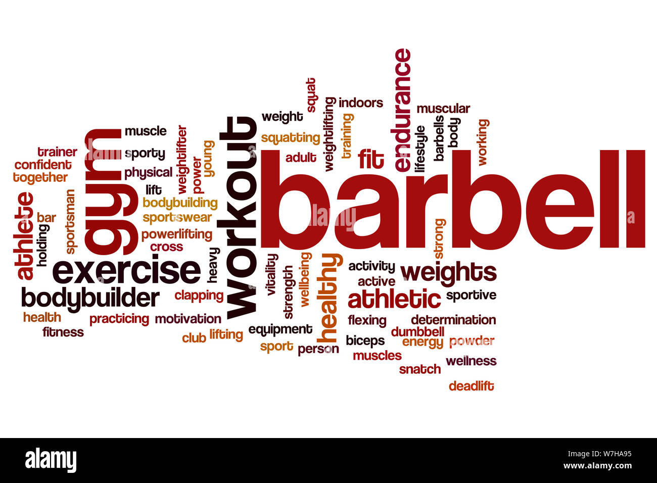 Young muscular athlete barbell Cut Out Stock Images & Pictures - Alamy