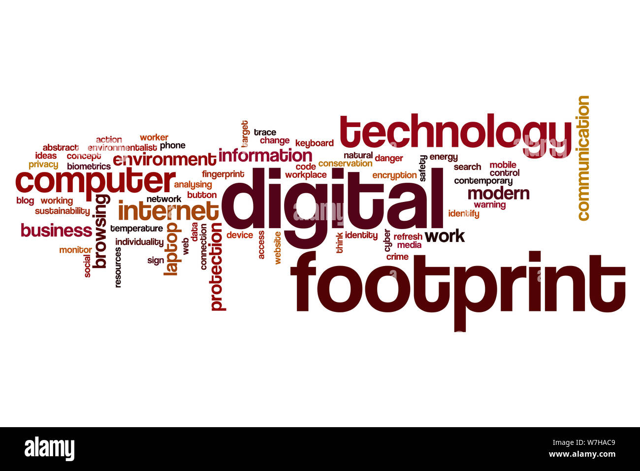 Digital footprint word cloud concept Stock Photo - Alamy Digital footprint word cloud concept Stock Photo - Alamy