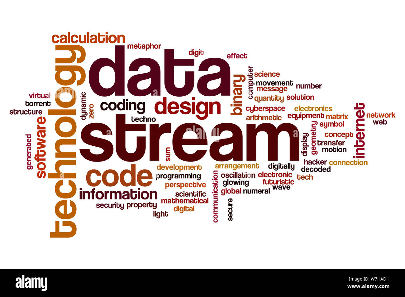 Data stream word cloud concept Stock Photo - Alamy