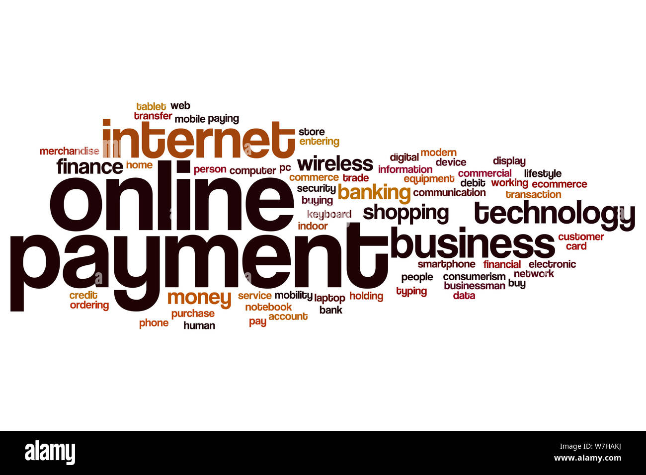 Online payment security cloud Cut Out Stock Images & Pictures - Alamy
