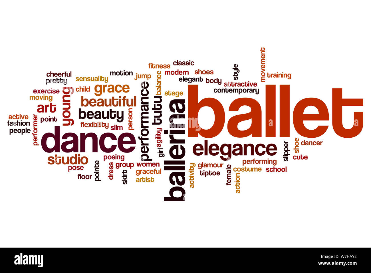Ballet word cloud concept Stock Photo - Alamy