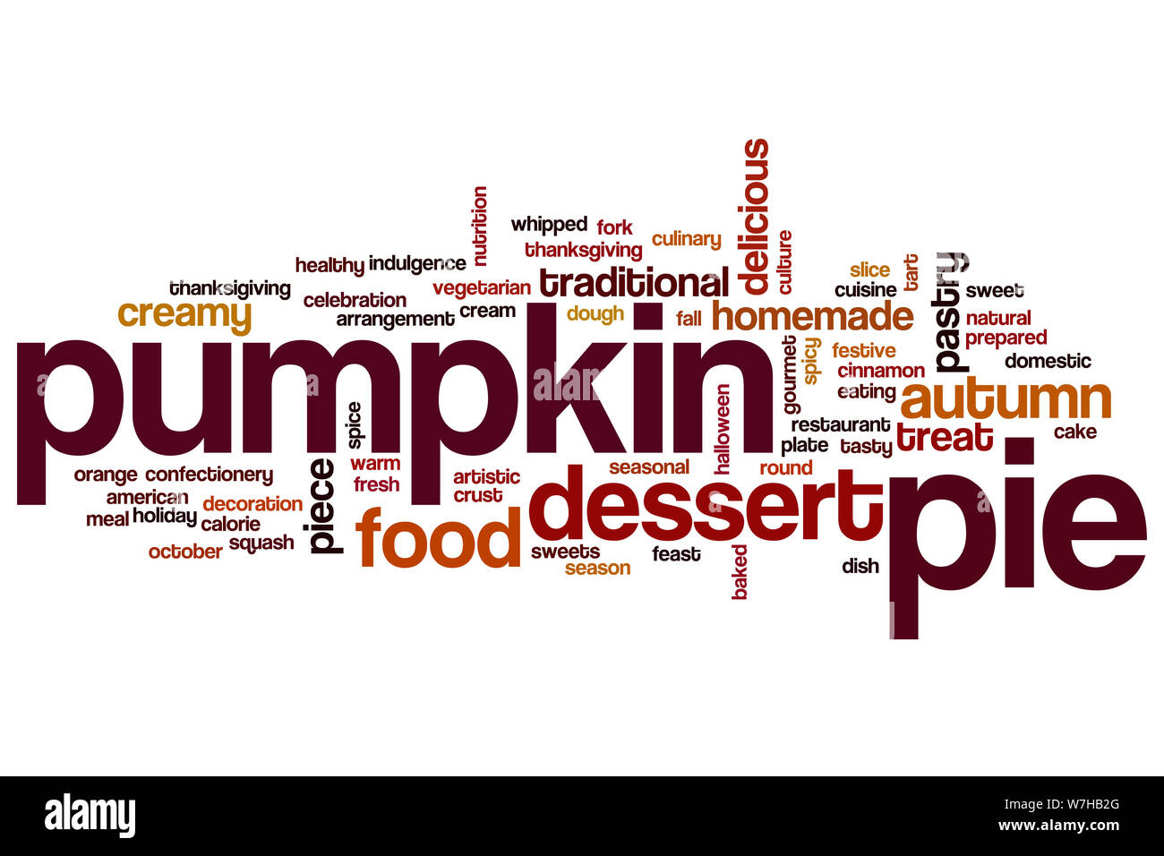 Homemade thanksgiving pumpkin pie Cut Out Stock Images & Pictures - Alamy