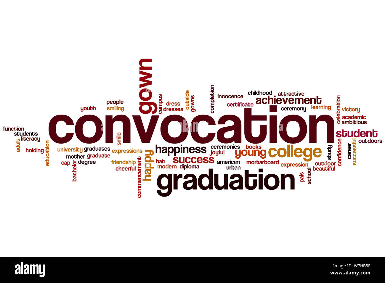 Convocation word cloud concept Stock Photo - Alamy