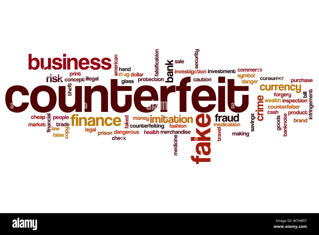 Counterfeit word hi-res stock photography and images - Alamy