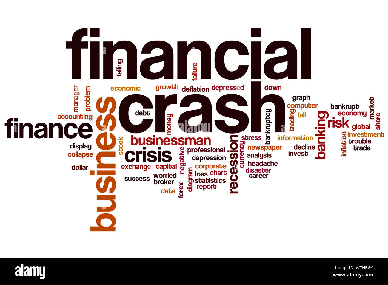 Stock market crash economic Cut Out Stock Images & Pictures - Alamy