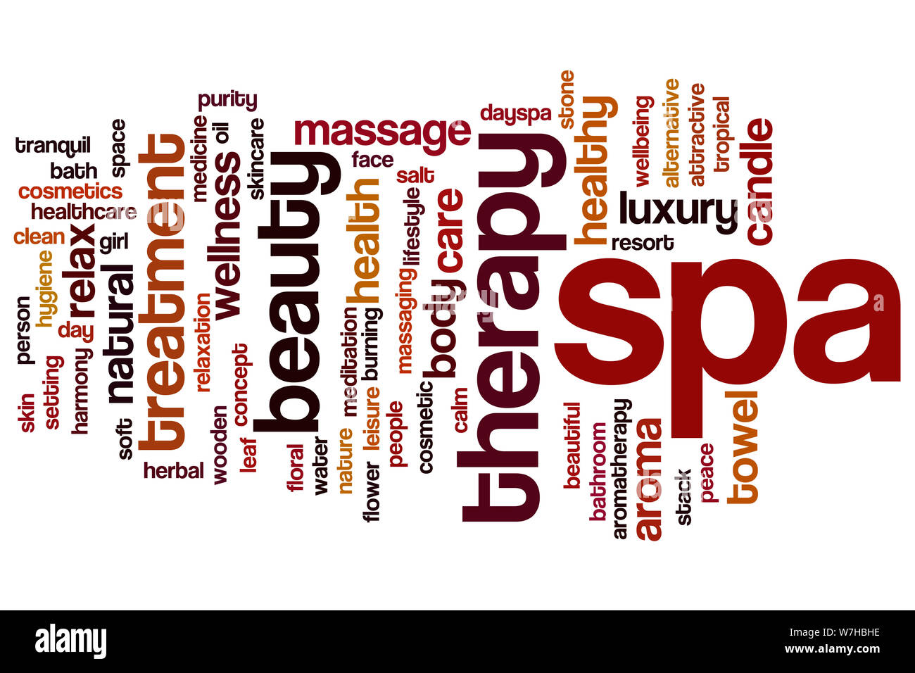 Spa word cloud concept Stock Photo - Alamy