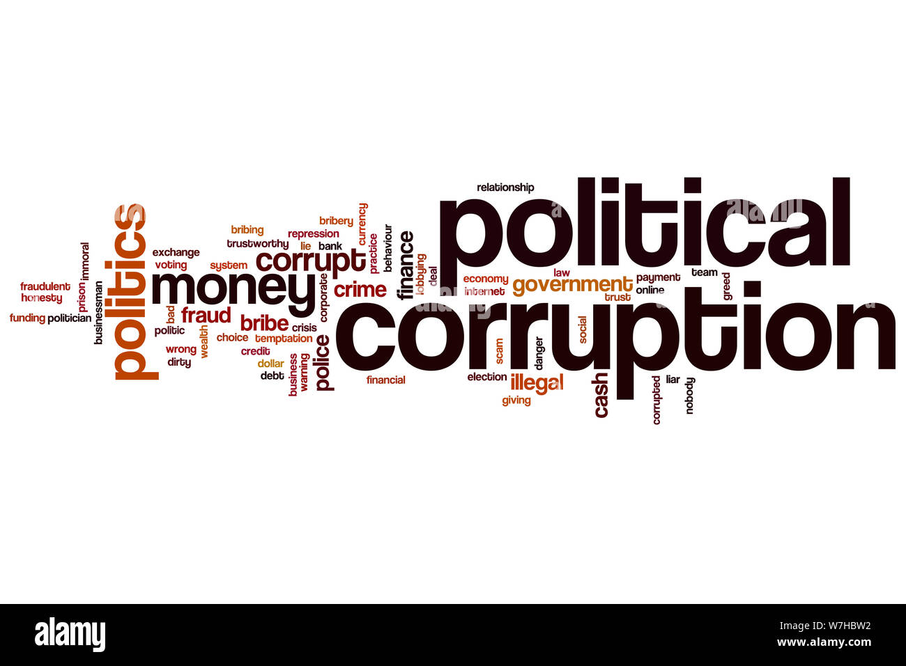 Corruption word hi-res stock photography and images - Alamy