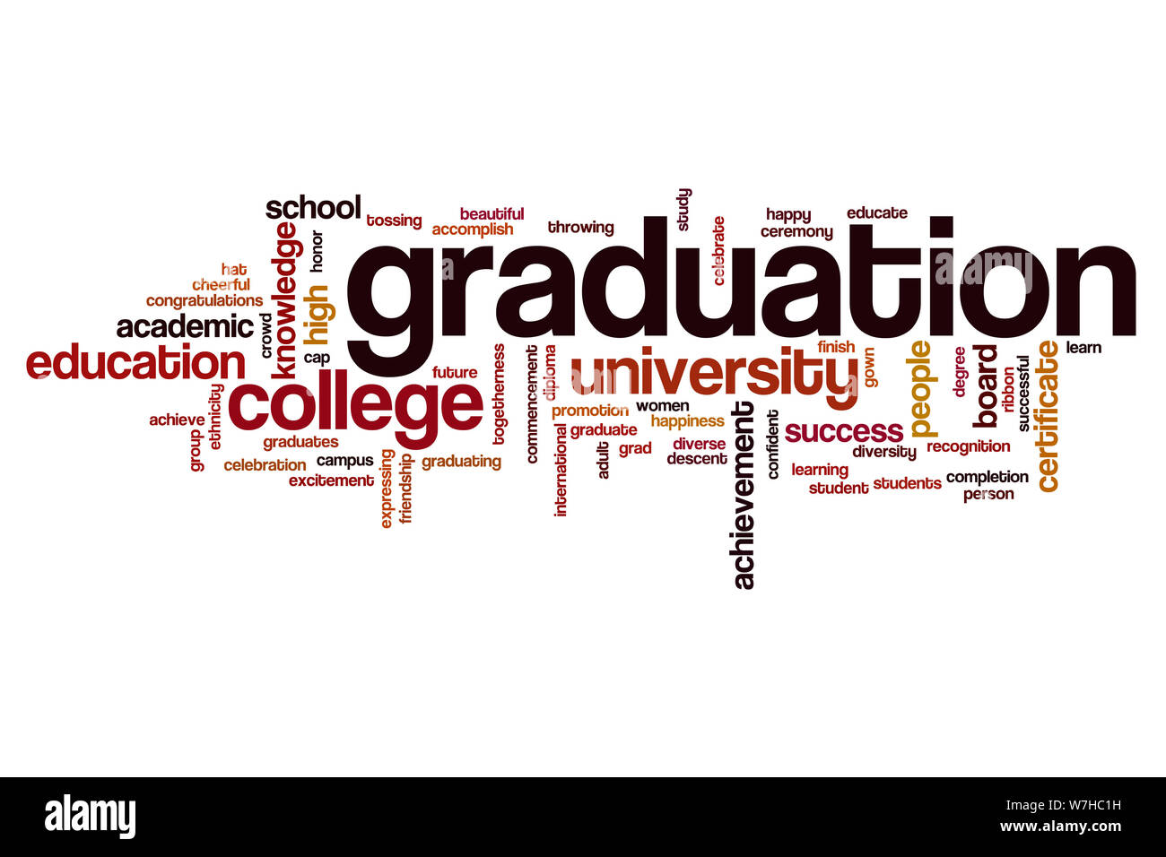 High school concept word cloud hi-res stock photography and images - Alamy