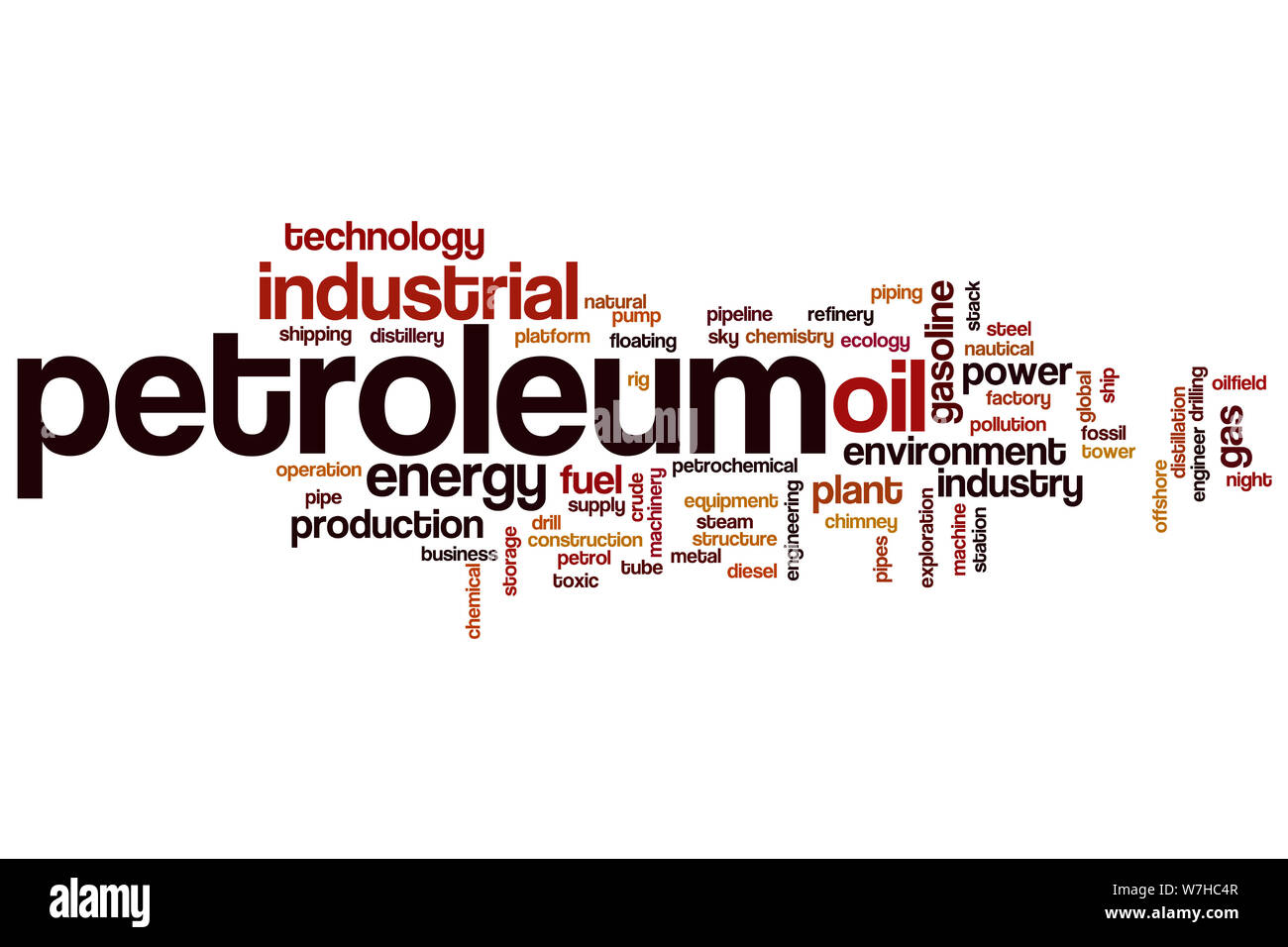 Oil drilling platform concept Cut Out Stock Images & Pictures - Alamy