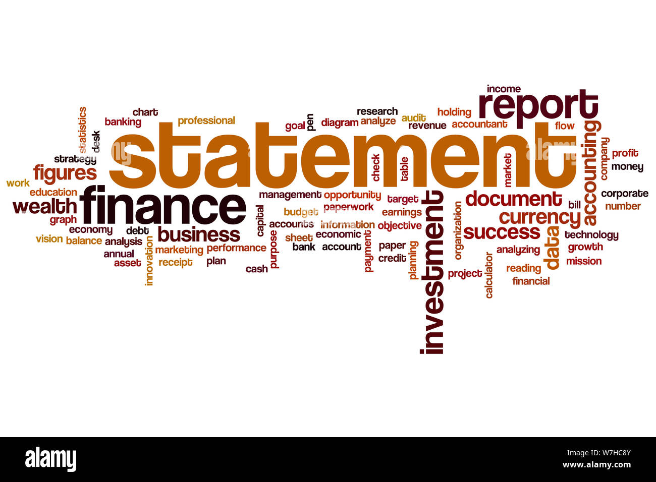 Bank statement word hi-res stock photography and images - Alamy