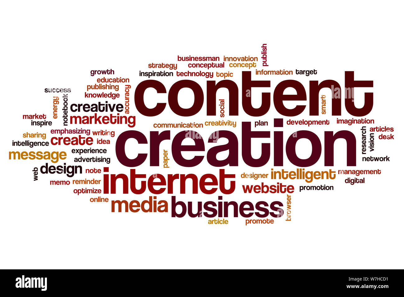 Creative design content strategy Cut Out Stock Images & Pictures - Alamy