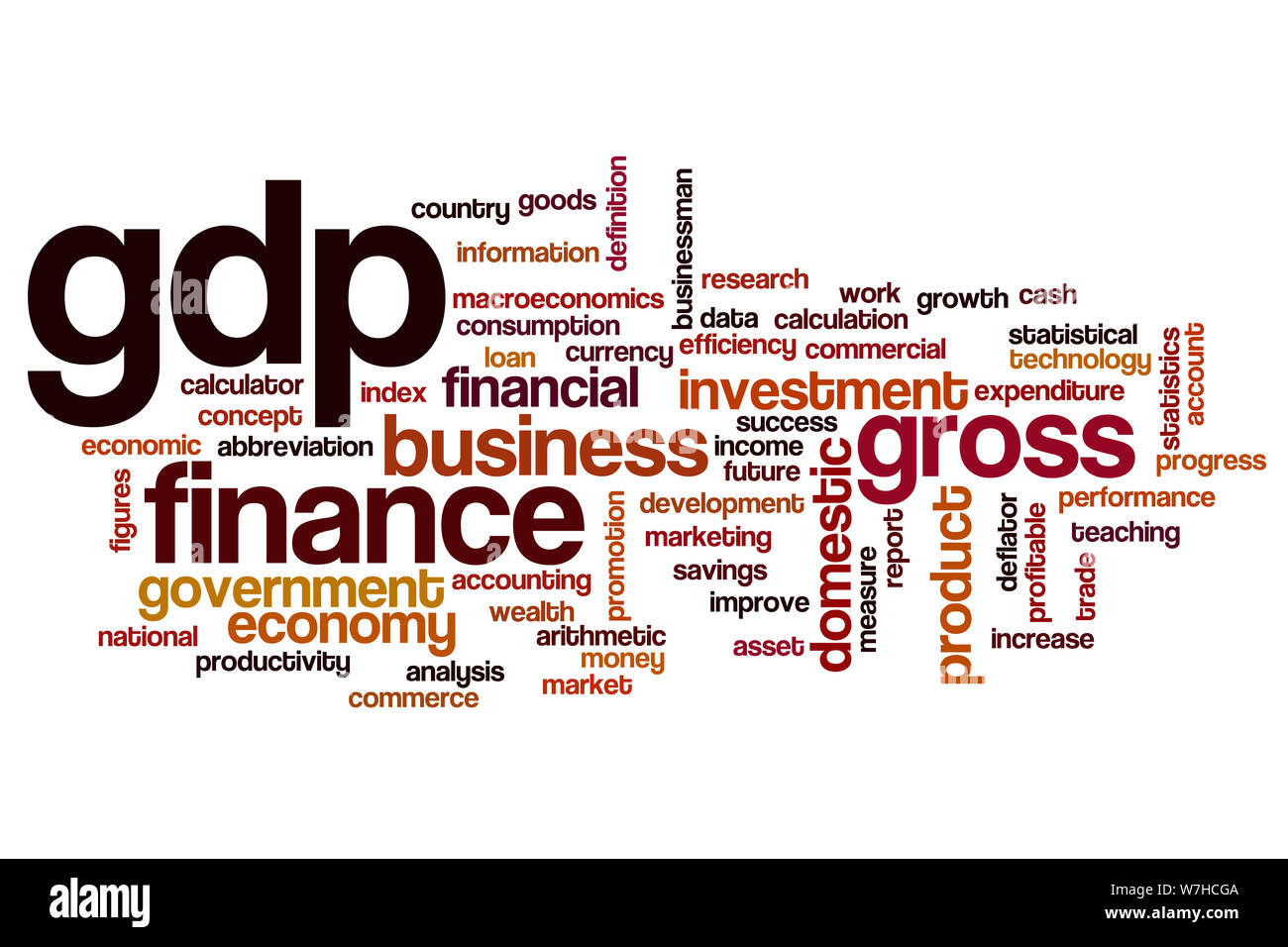 GDP word cloud concept Stock Photo - Alamy