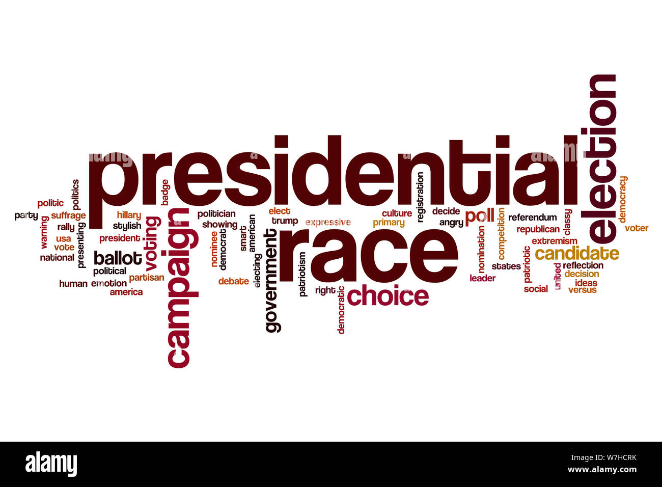 Presidential election usa choice Cut Out Stock Images & Pictures - Alamy