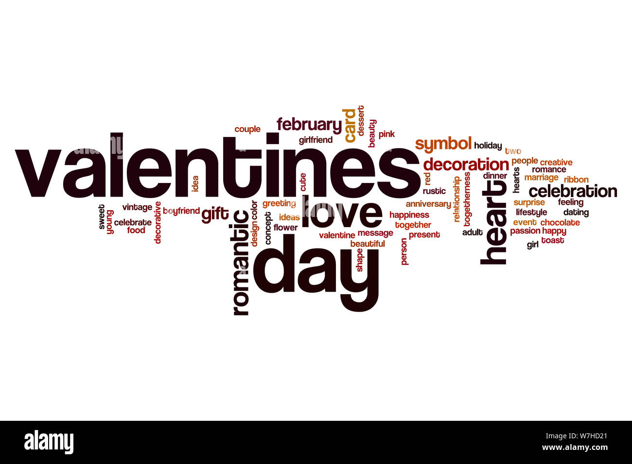 Valentines day word cloud concept Stock Photo - Alamy