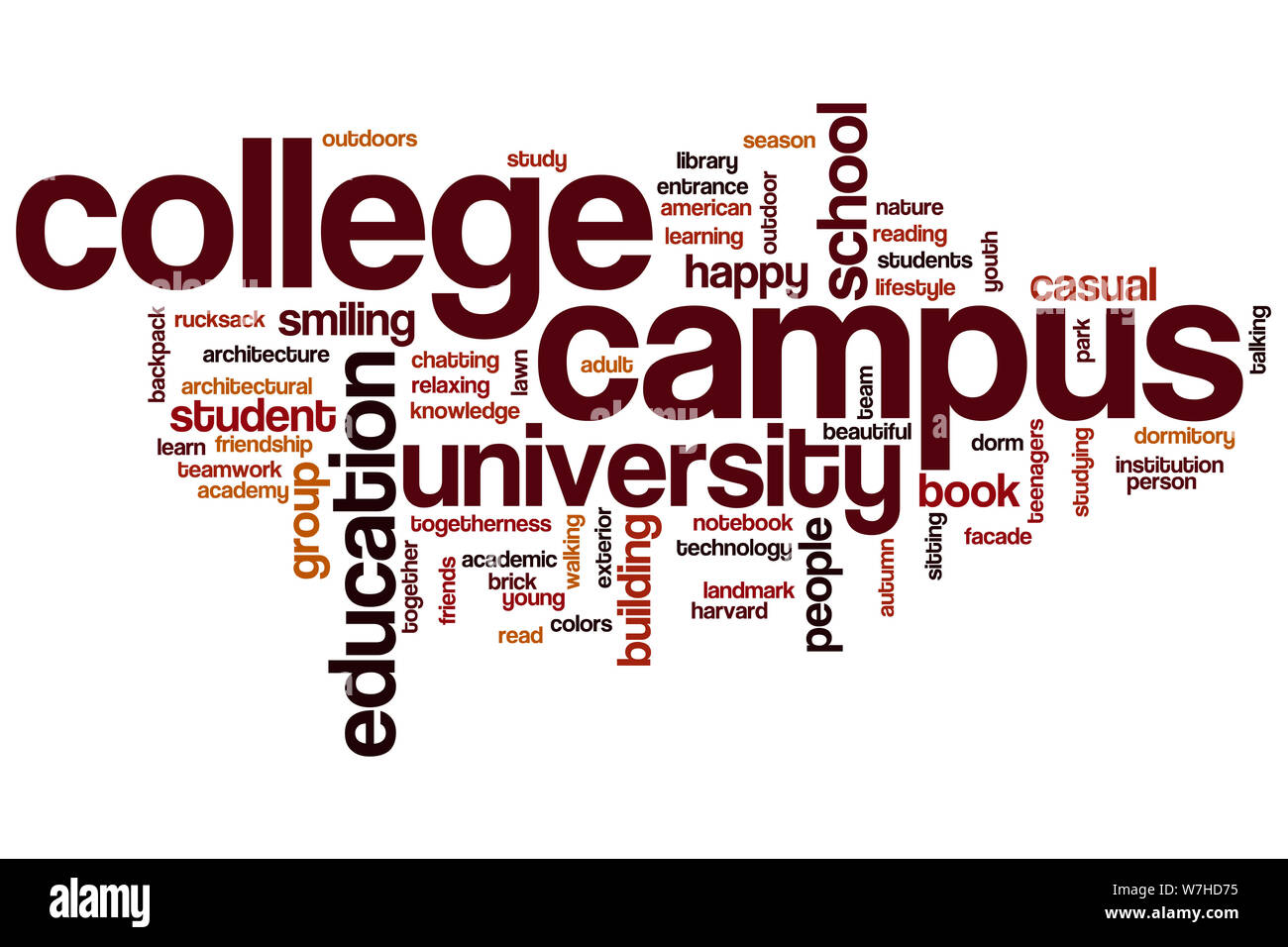 Campus college Cut Out Stock Images & Pictures - Alamy