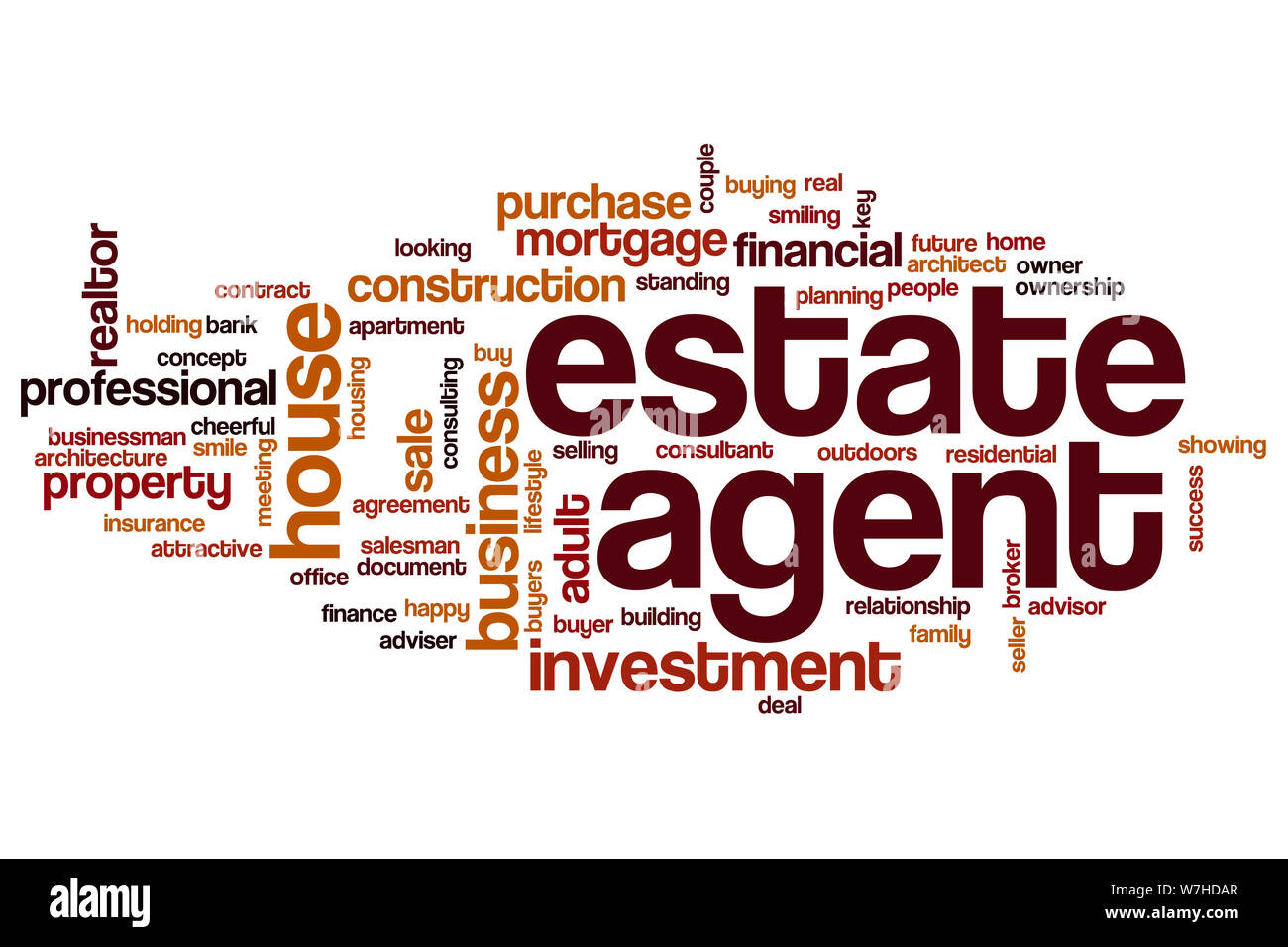 Couple at estate agent Cut Out Stock Images & Pictures - Alamy