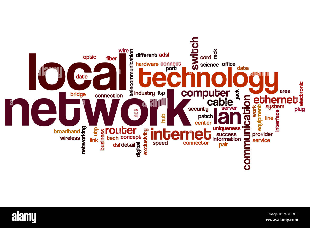Local area network line Cut Out Stock Images & Pictures - Alamy