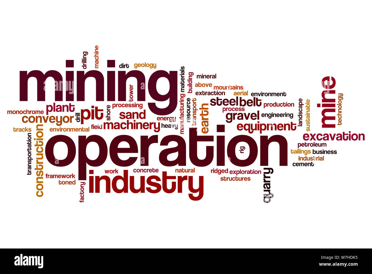 Mining structures Cut Out Stock Images & Pictures - Alamy