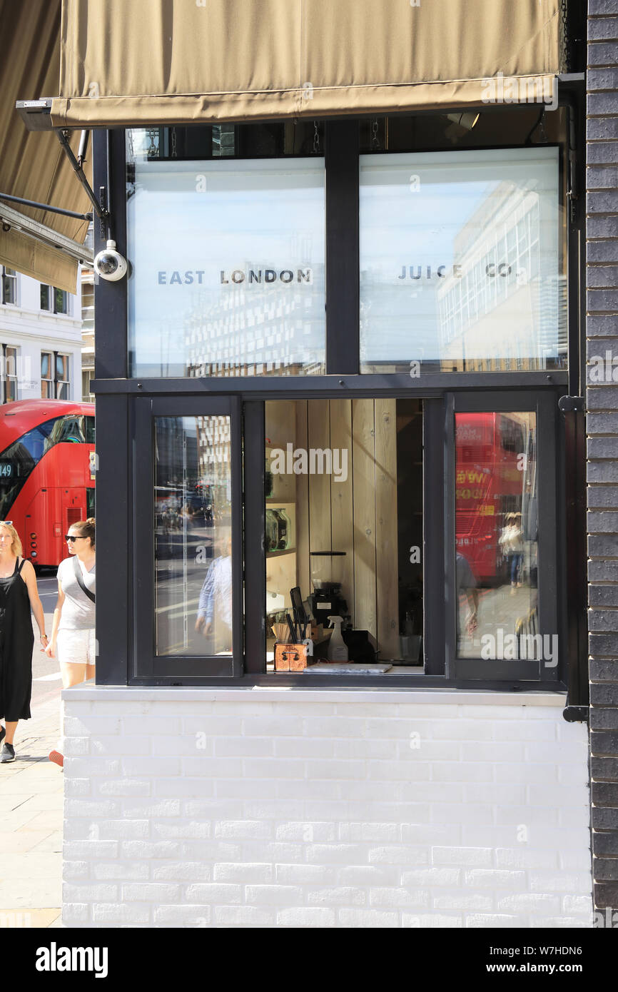 Shoreditch High Street in trendy Hackney, in east London, England, UK ...