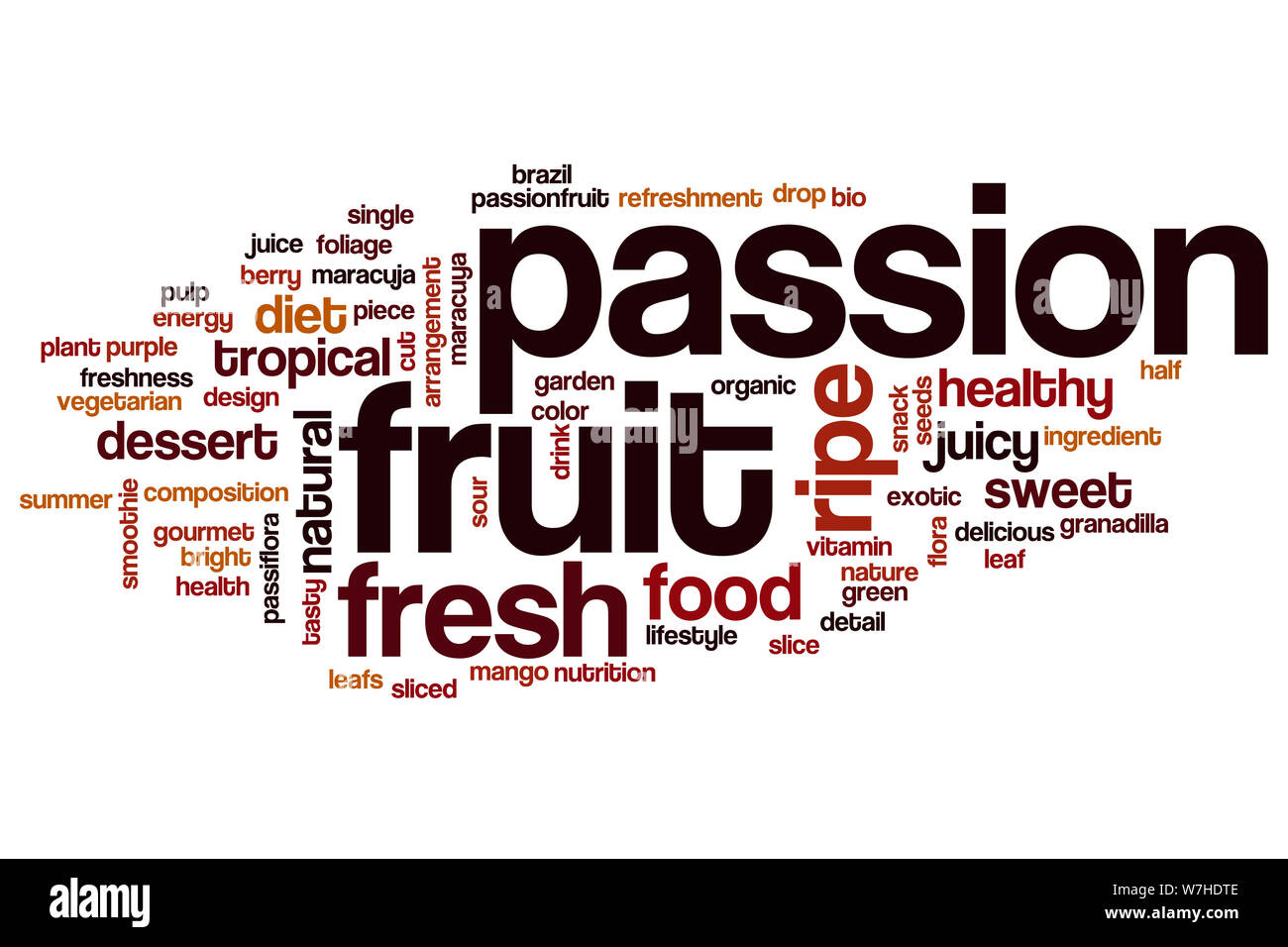 Fruit word hi-res stock photography and images - Alamy