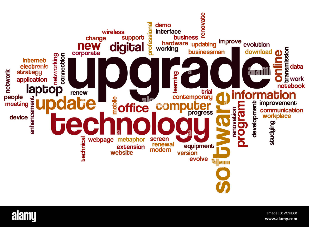 Upgrade word hi-res stock photography and images - Alamy