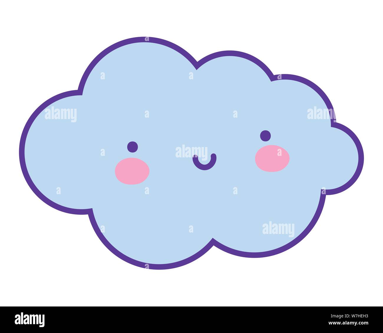 Cloud cartoon design, Weather sky nature climate cloudy season and ...