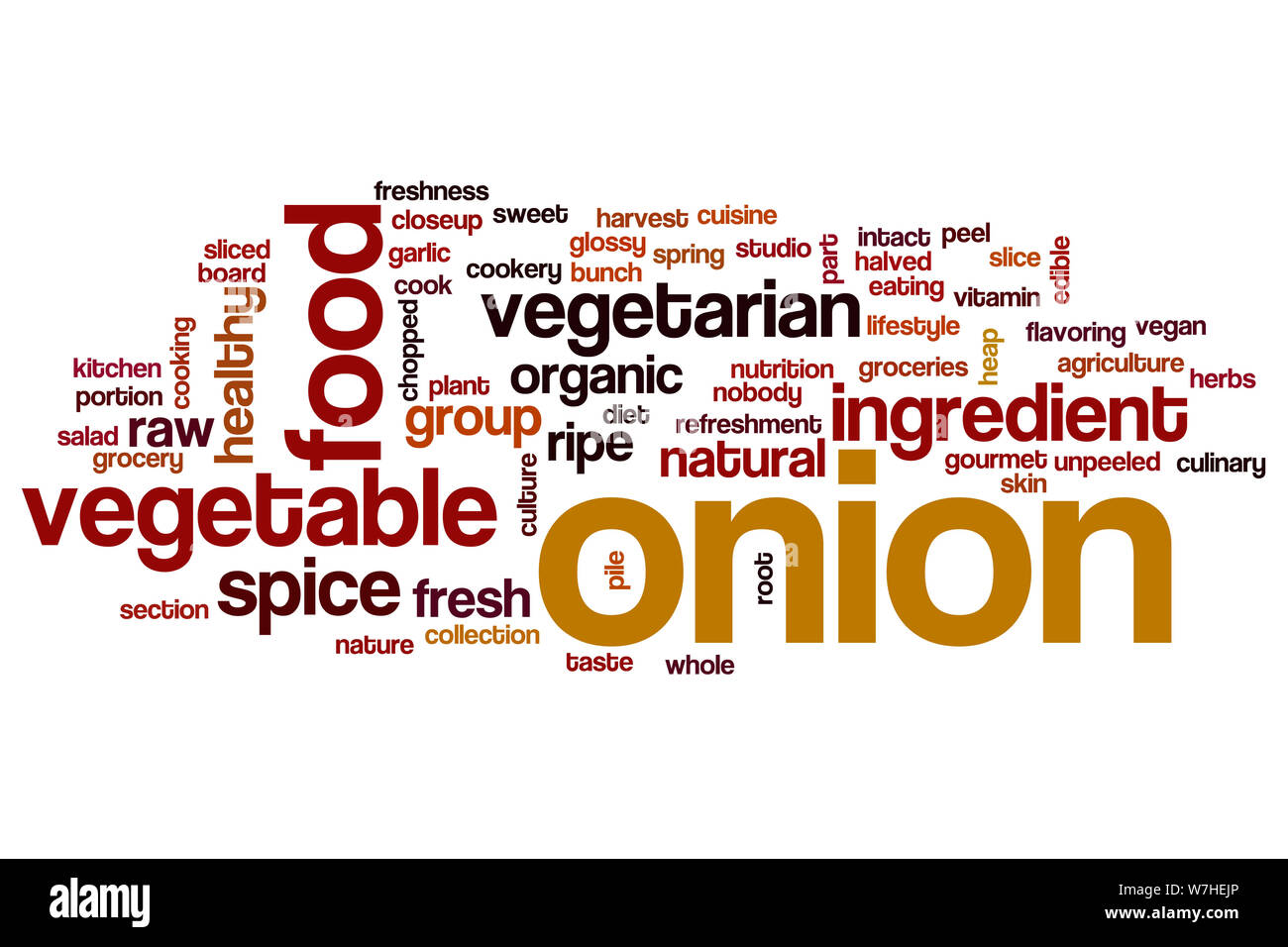 Onion word cloud concept Stock Photo - Alamy