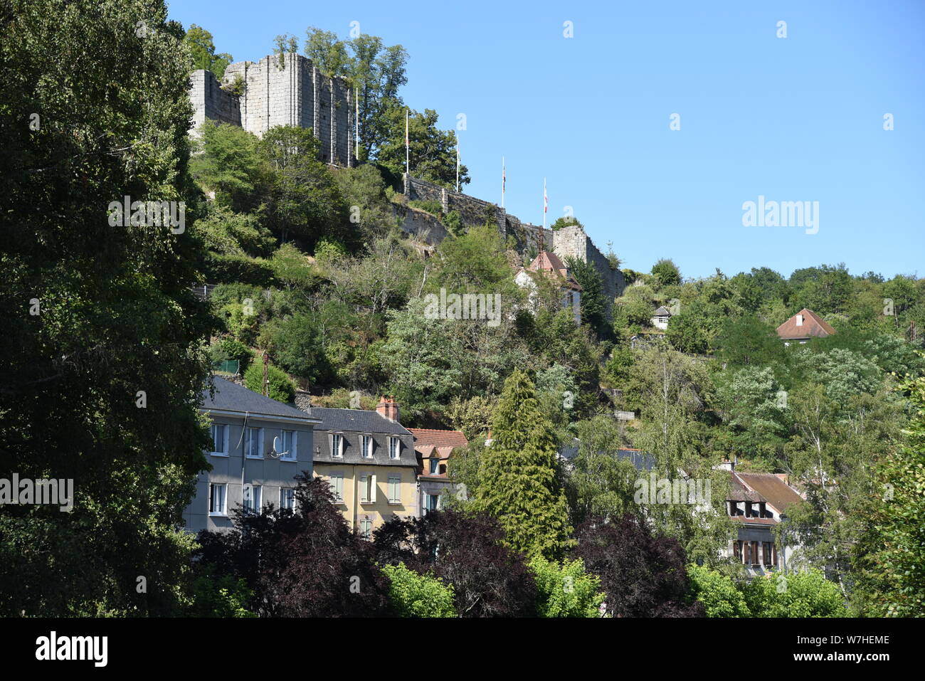 The tapestry capital of Aubusson on the River Creuse, Nouvelle ...