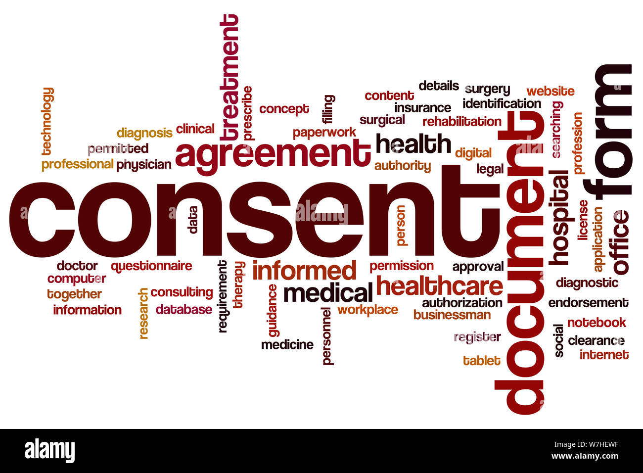 Hospital consent form Cut Out Stock Images & Pictures - Alamy