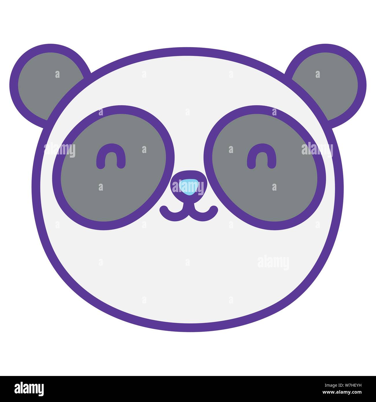 Panda cartoon design, Animal cute zoo life nature and fauna theme ...