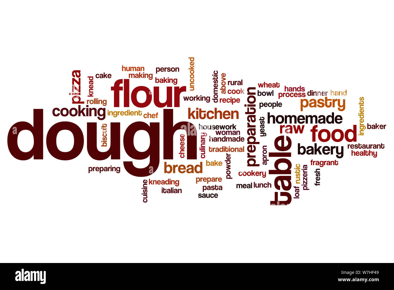 Kitchen bakery concept rolling Cut Out Stock Images & Pictures - Alamy