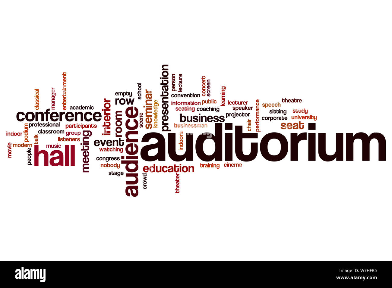 Empty conference hall stage Cut Out Stock Images & Pictures - Alamy